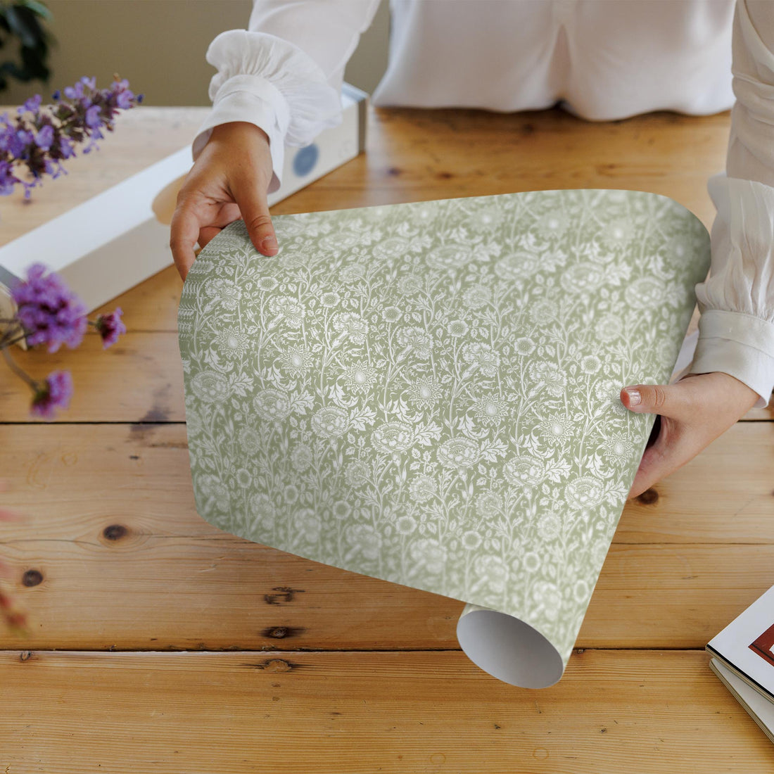 SIMPLY DRAWER LINERS | FRESH LINEN SCENTED Drawer Liners in SAGE GREEN ...
