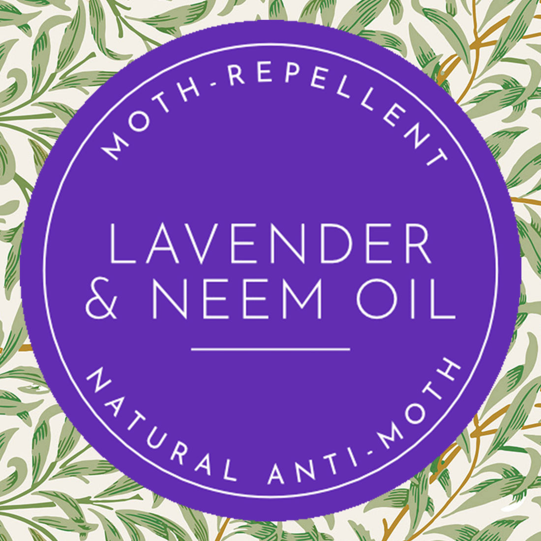Simply Drawer Liners ANTI-MOTH | LAVENDER & NEEM OIL Scented Wardrobe Freshener in a WILLIAM ...